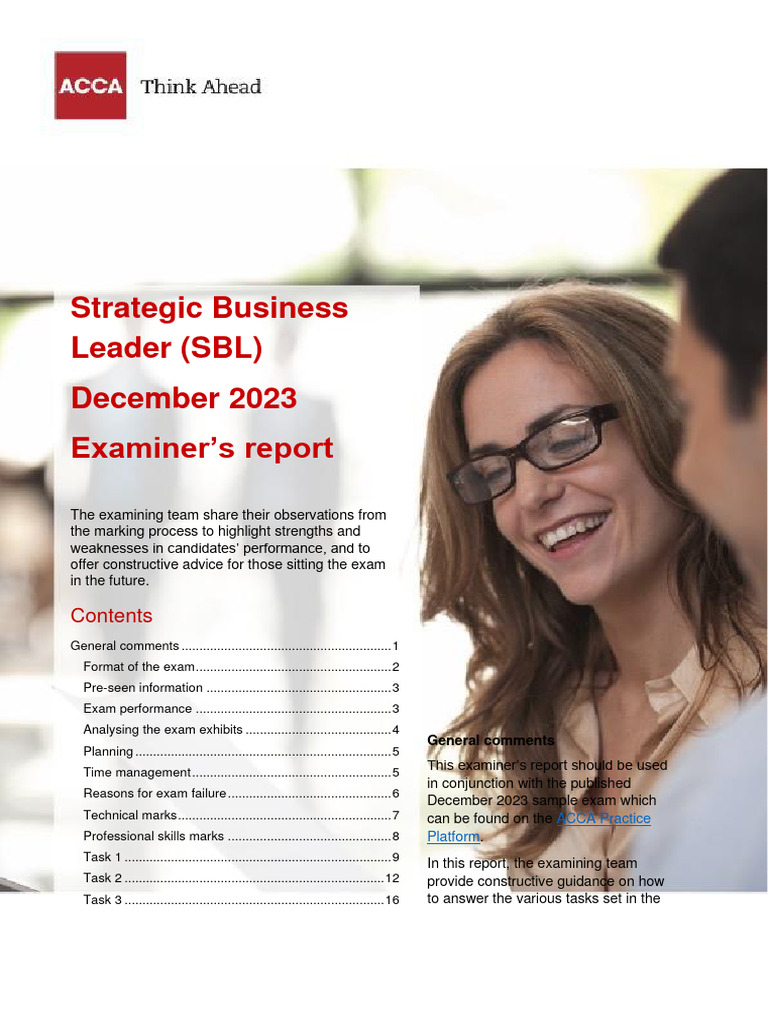 D23 SBL Examiner's Report | PDF | Computer Security | Security