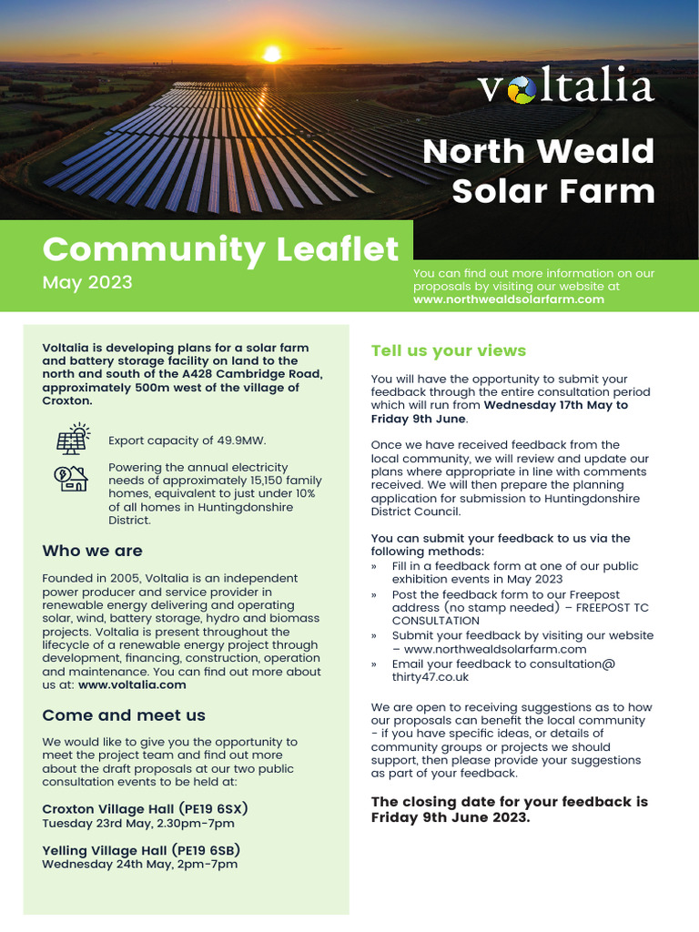 North Weald Community Leaflet | PDF