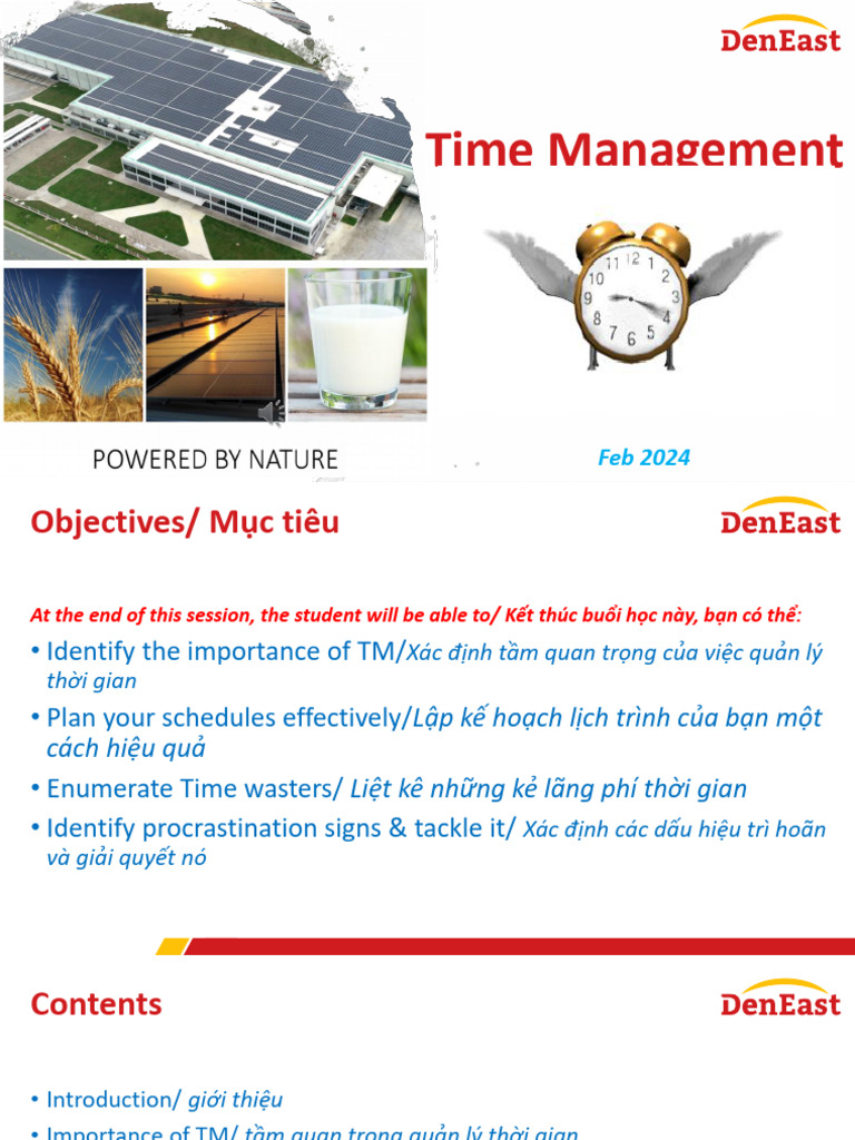 Time Management Presentation | PDF