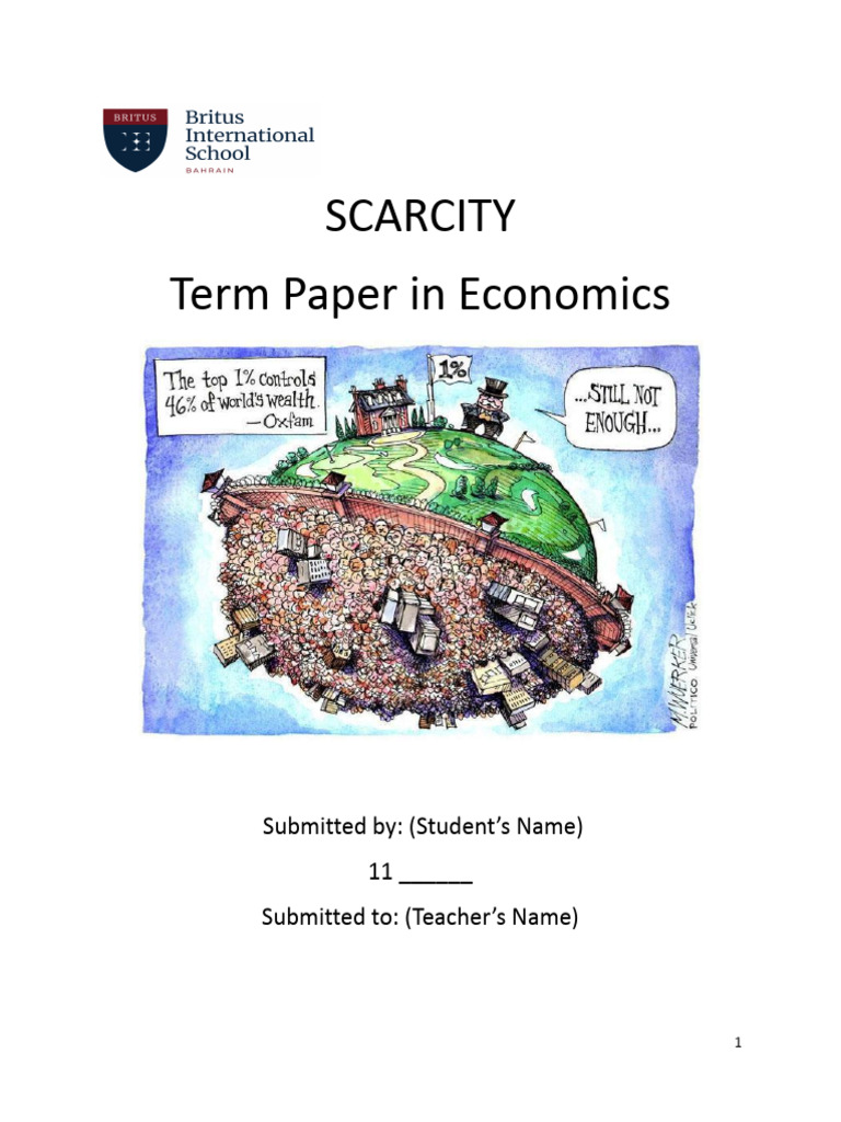 Sample Term Paper Sample | PDF | Economies | Economics Sample Term Paper Sample | PDF | Economies | Economics