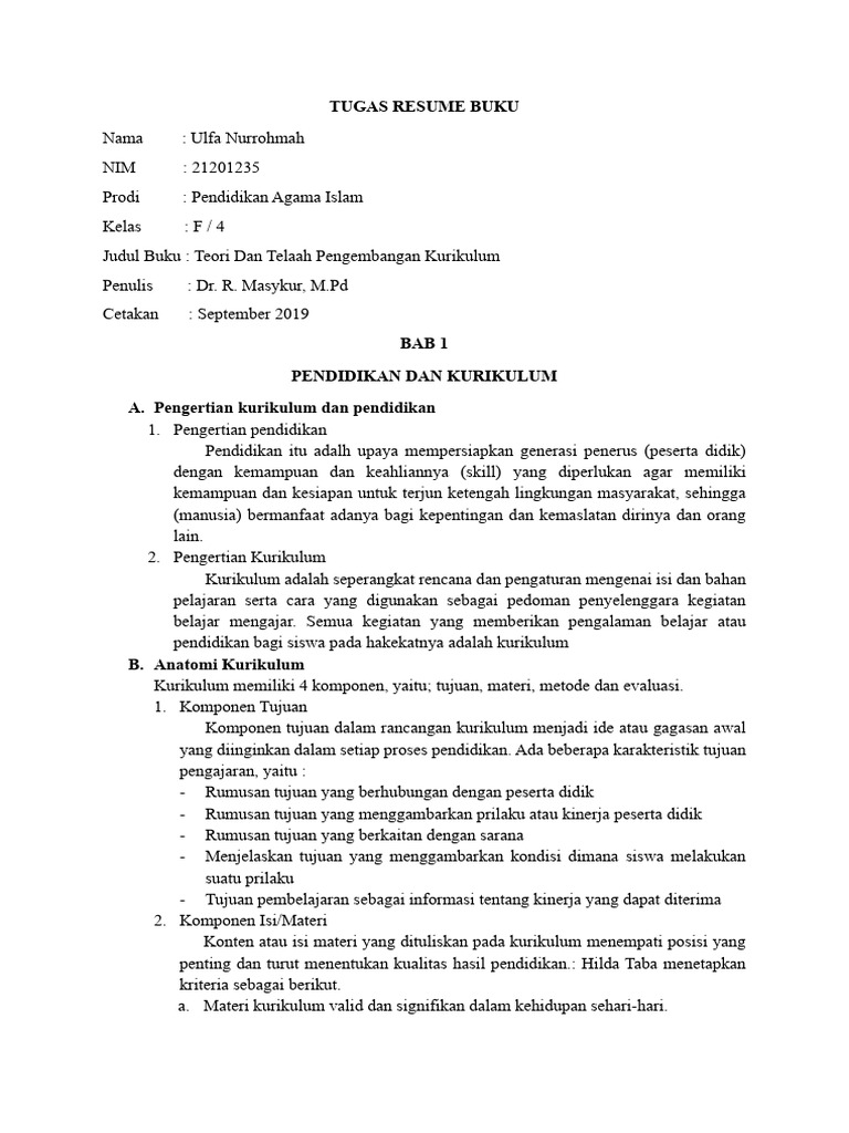 Tugas Resume Buku PK | PDF