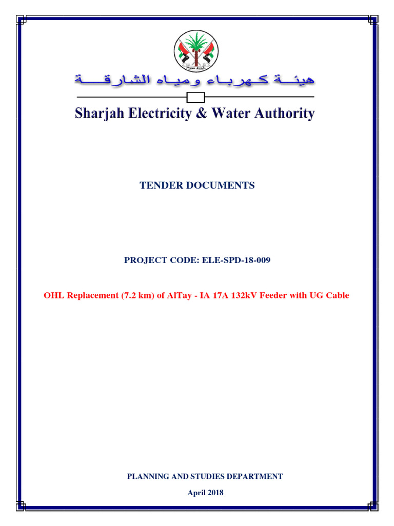132kV UGC Cable Specification Document | PDF | Optical Fiber ...