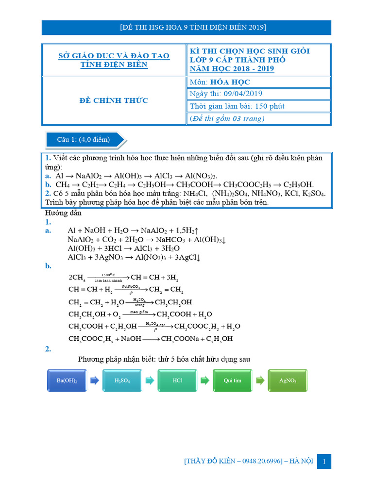 DA HSG Dien Bien 2019 Do Kien | PDF