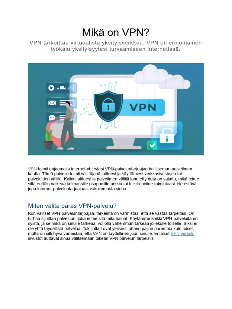 Mikä On VPN? | PDF