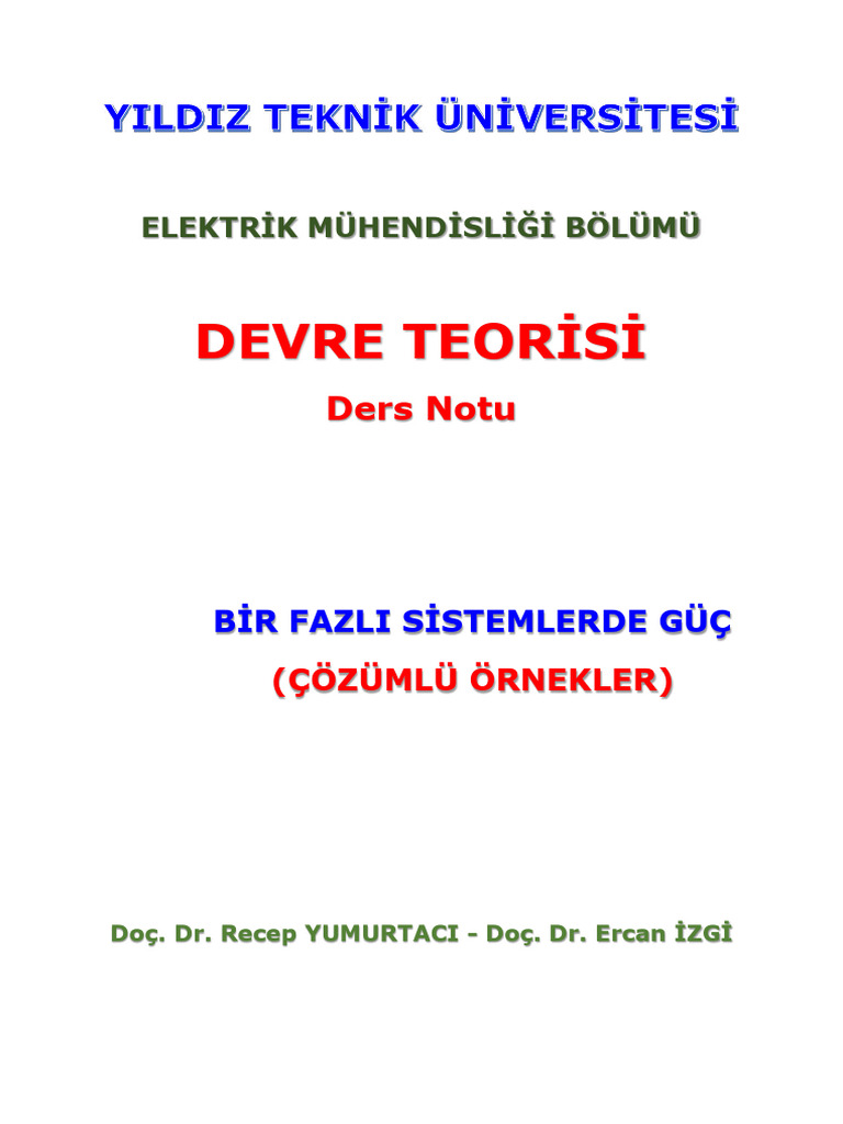 DEVRE TEO 11a EK Sonhali BIR FAZLIGUC ORNEKLER | PDF