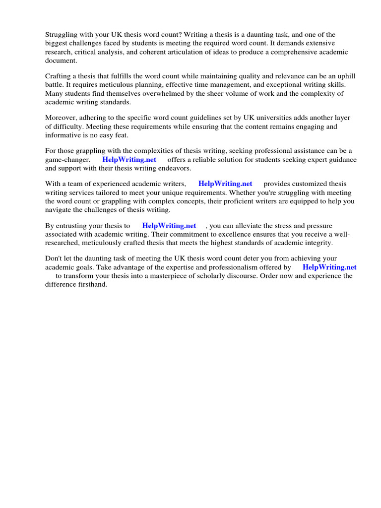 Uk Thesis Word Count | PDF | Art | Computers