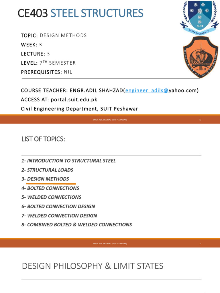 Lecture-3( Design Methods) | PDF | Civil Engineering | Engineering