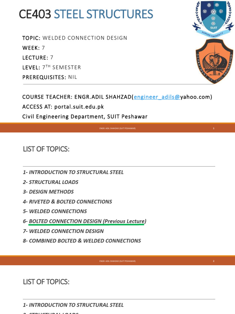 Welded Connection Design in Steel Structures | PDF