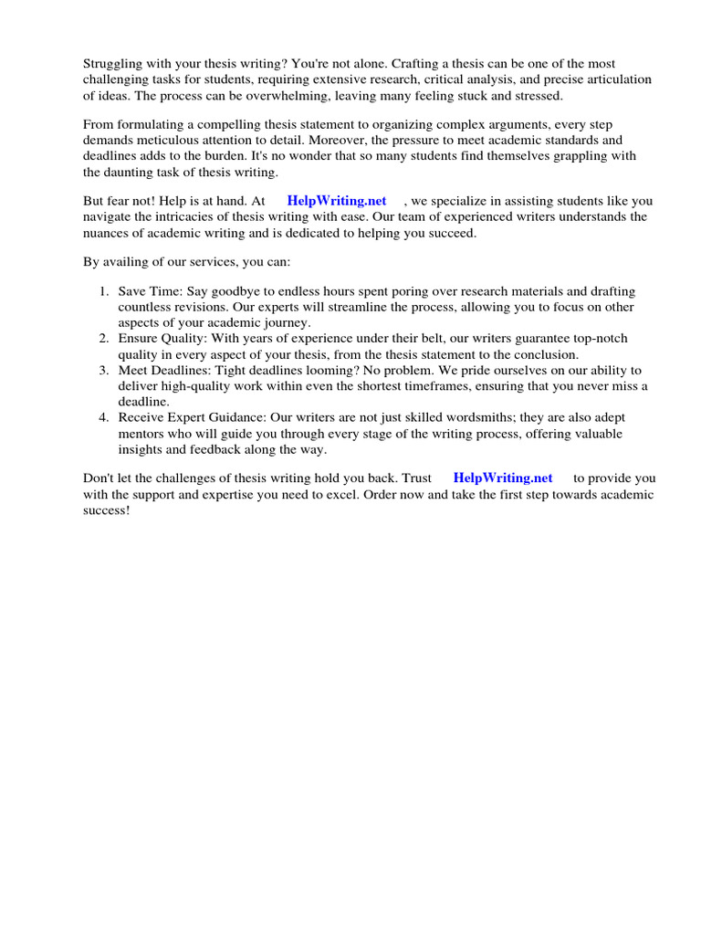 Thesis Writing Practice PDF | PDF