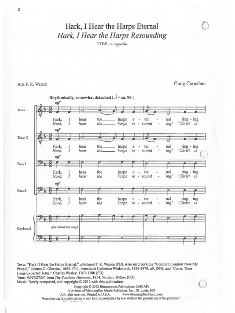 Hark I Hear | Download Free PDF | Hymns | Christian Music