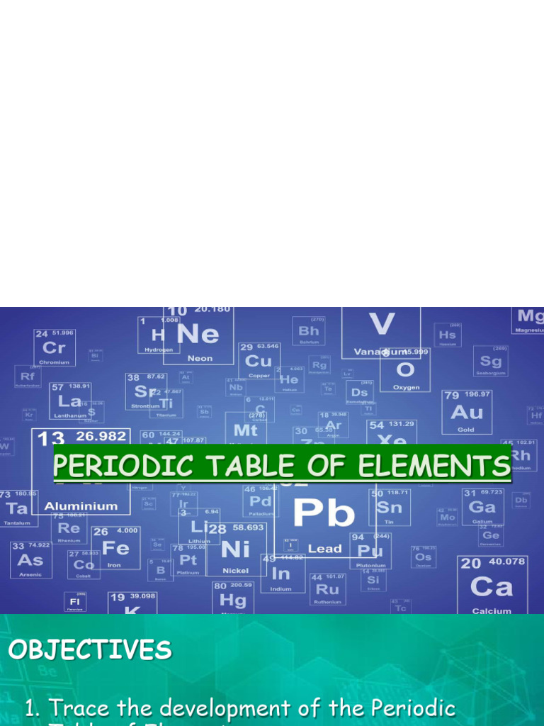 Periodic Table of Elements | PDF | Chemical Elements | Periodic Table