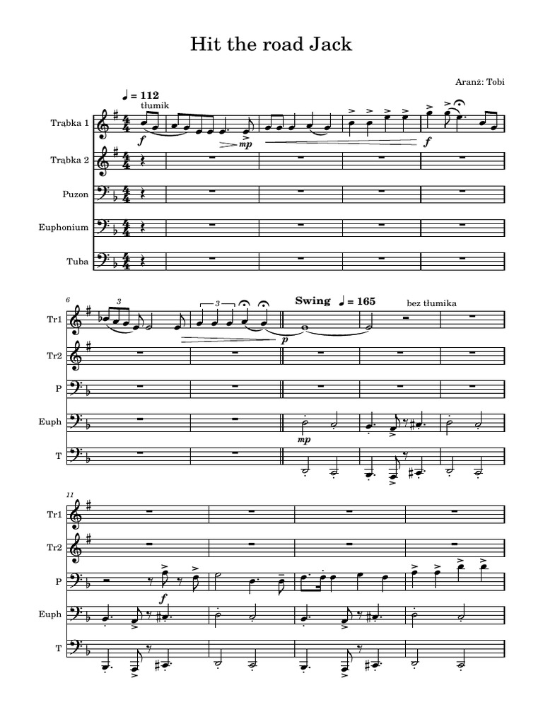 Hit the Road Jack Sheet Music | PDF