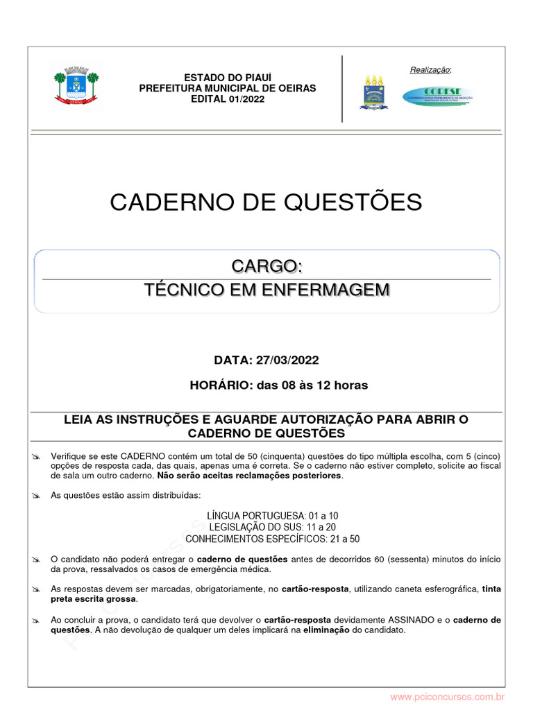 Copese Prova 3 | PDF