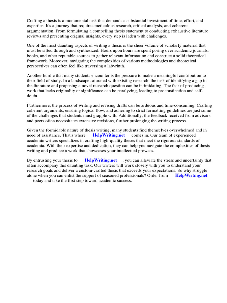 Statement of Purpose Thesis | PDF | Thesis | Essays