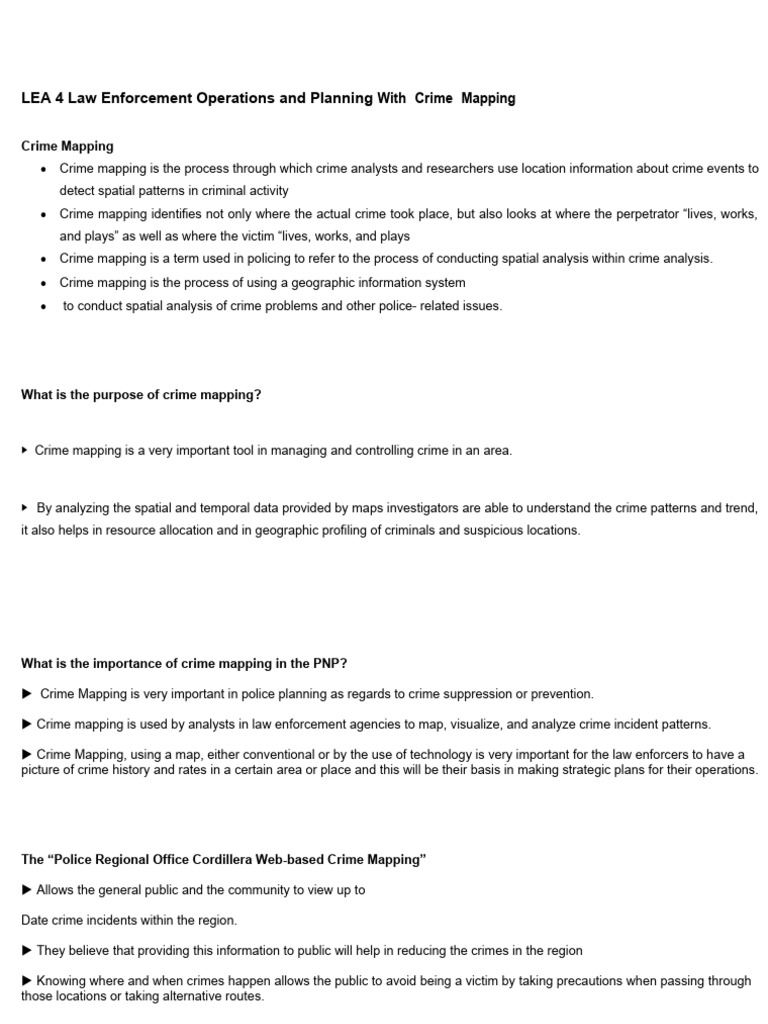 Crime Mapping | PDF | Geographic Information System | Crimes