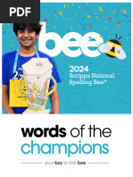 Spelling Bee Word List by Difficulty | PDF