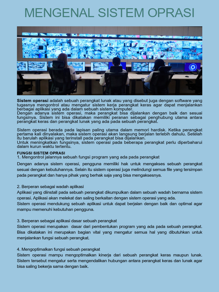Mengenal Sistem Oprasi - Kel5 | PDF