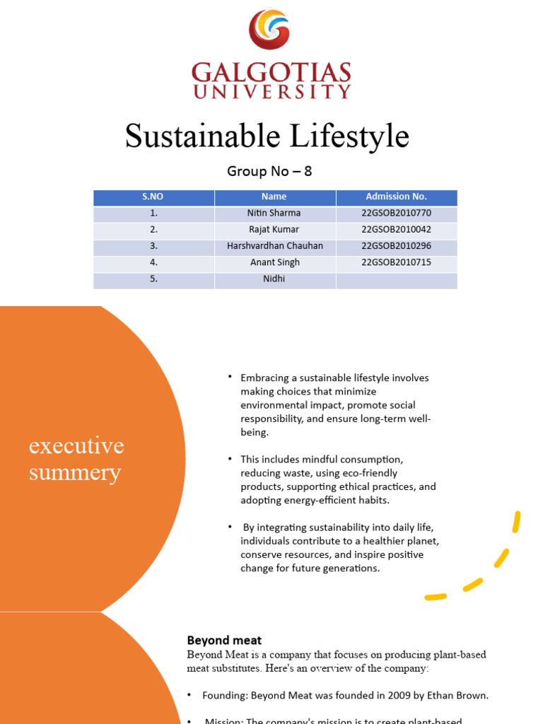 Group 8 Presentation SDG | PDF | Sustainability | Economy And The Environment