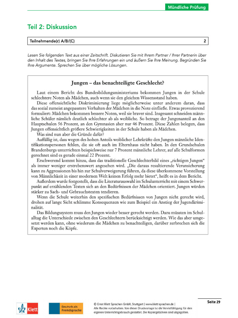 Sprechen Telc Pdf