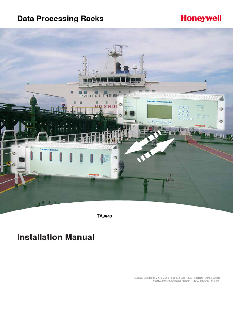 Installation Manual. Data Processing Racks TA3840 | PDF | Power Supply ...