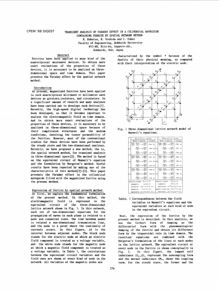 Transient Effect Method: ' 8 8 Digest | PDF