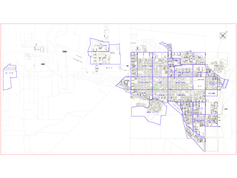 Plano de Esquel Con Limites de Barrios Actualizado Marzo 2022 | PDF