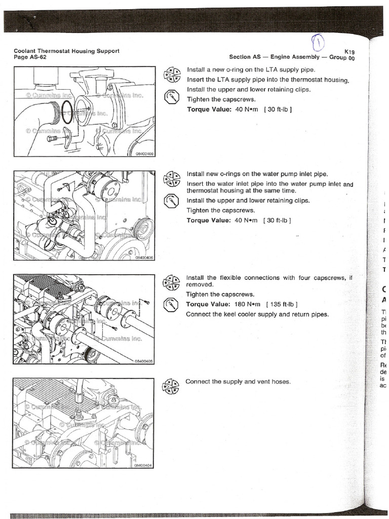 B Service Procedure For KTTA19 | PDF