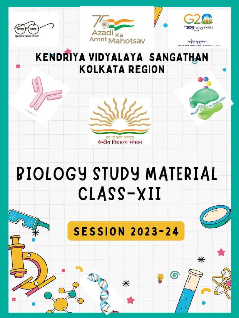 Class XII Biology Study Material | PDF