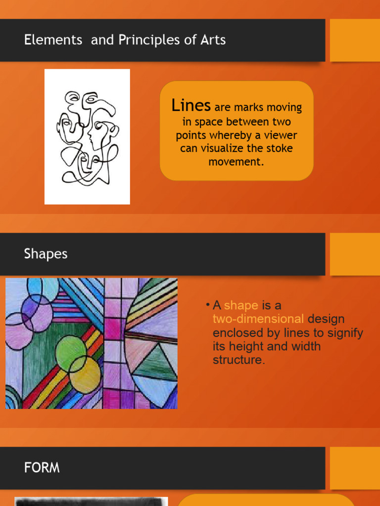 Elements and Principles of Art Explained | PDF
