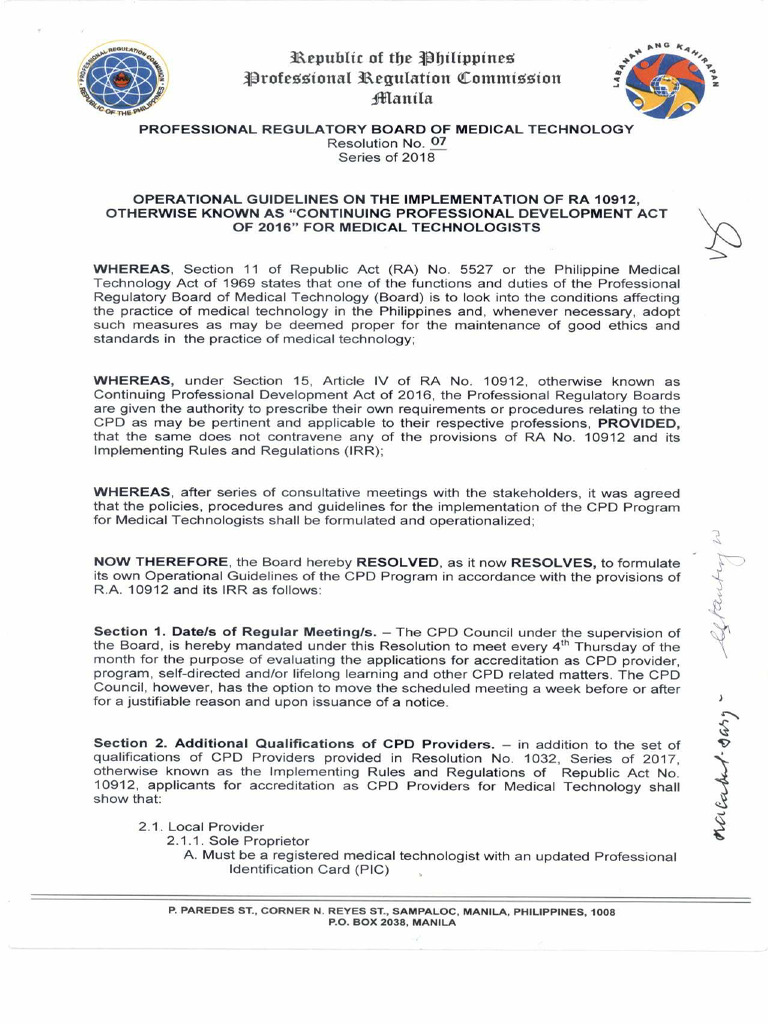 CPD Med - Tech. | PDF