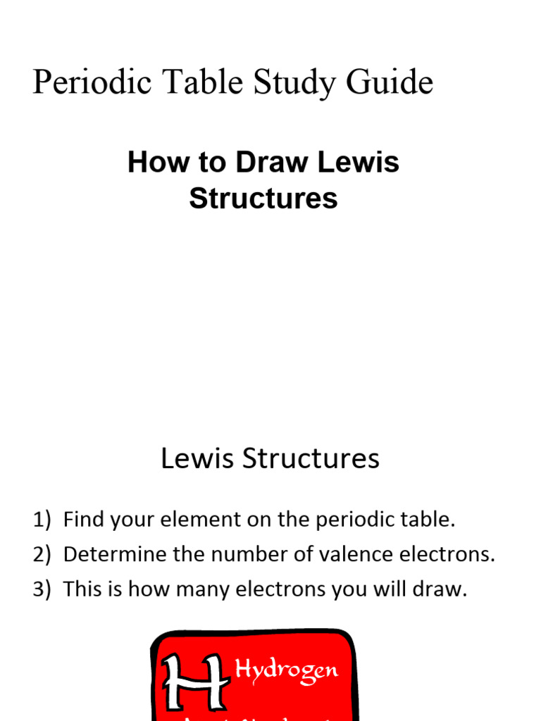 Lewis Dot Diagram | PDF | Periodic Table | Physical Sciences