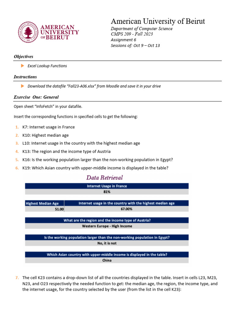 A06 Instructions | PDF | Computing | Data