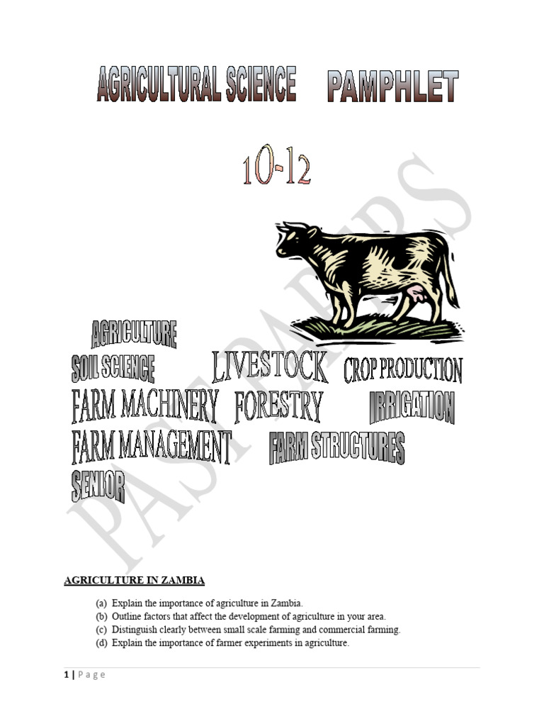 Agric Pamphret 12 (Corvid) - 112155 | PDF