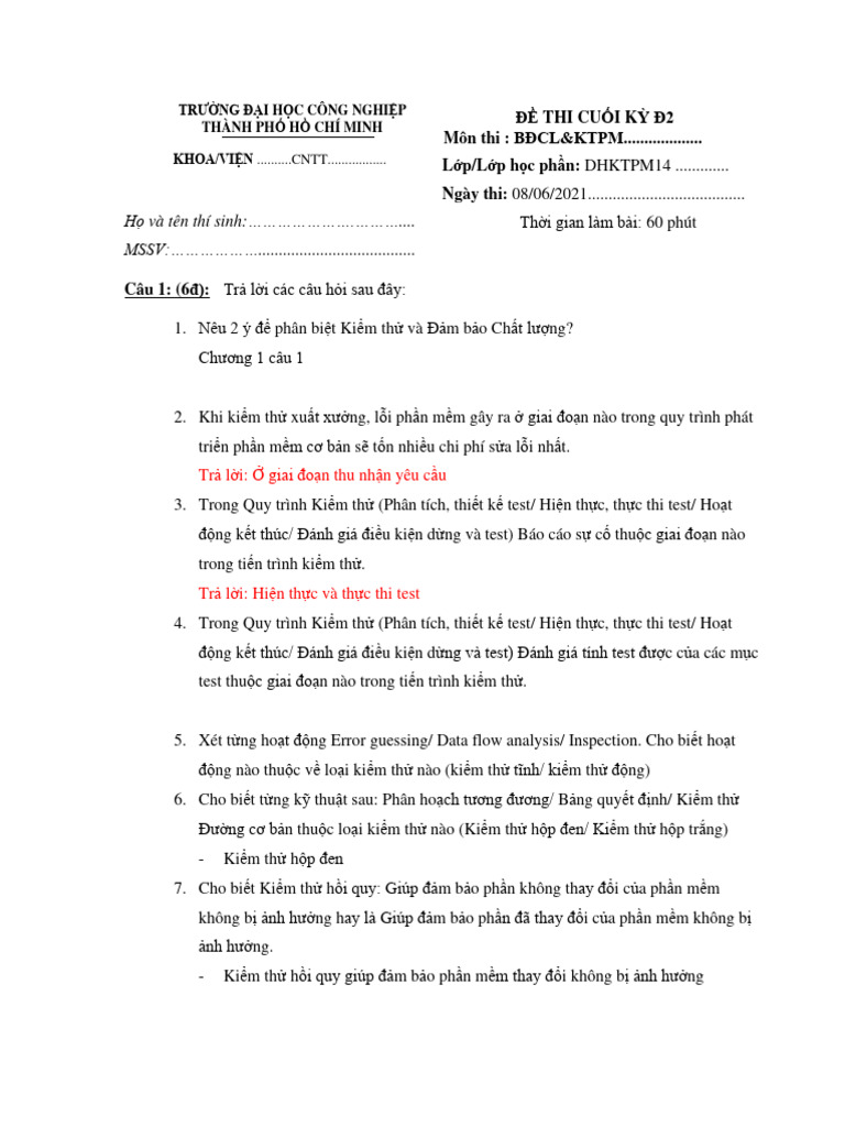 Dethi CNPM CKTT hk1 20 21 D2 | PDF