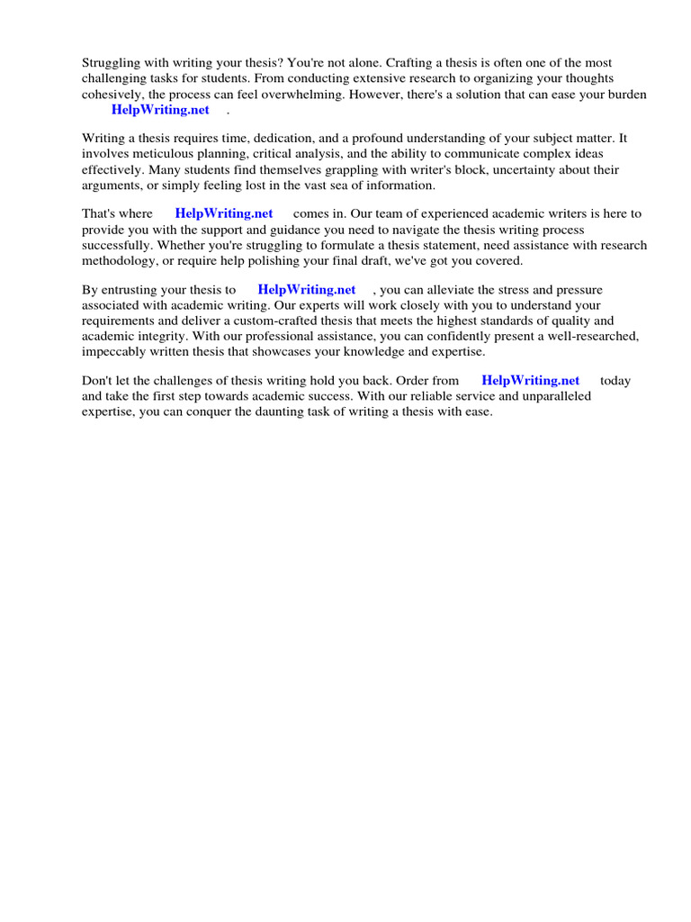 Word Thesis Template Mit | PDF