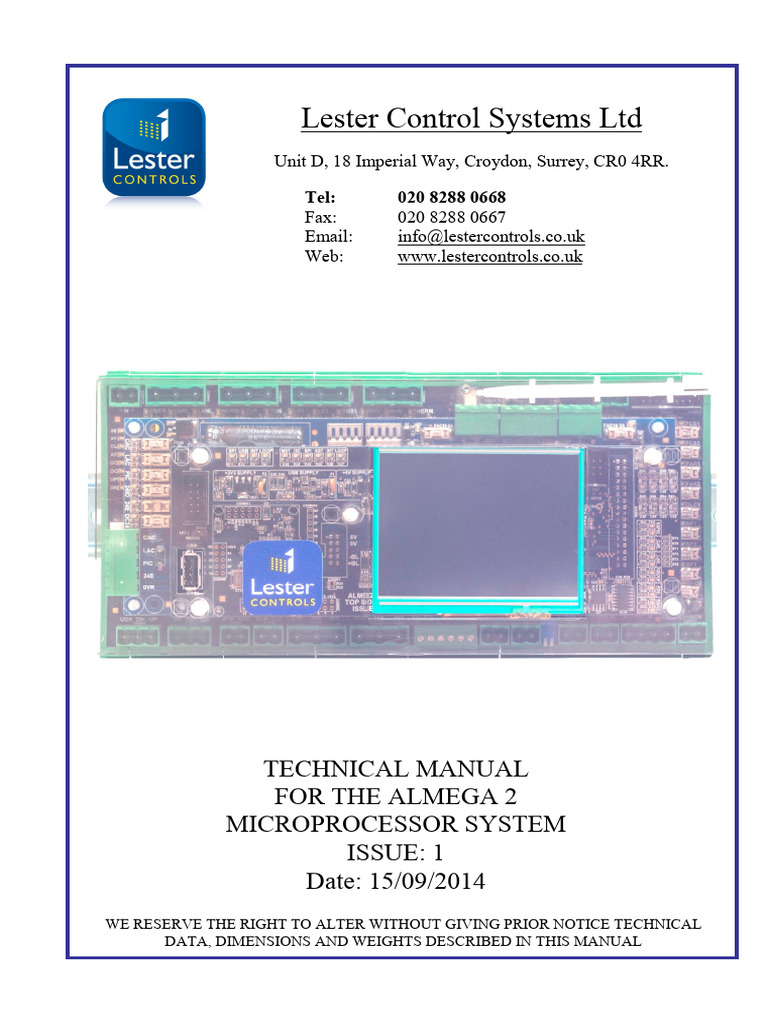 Almega2 Technical Manual ISS 1 | PDF | Elevator | Switch