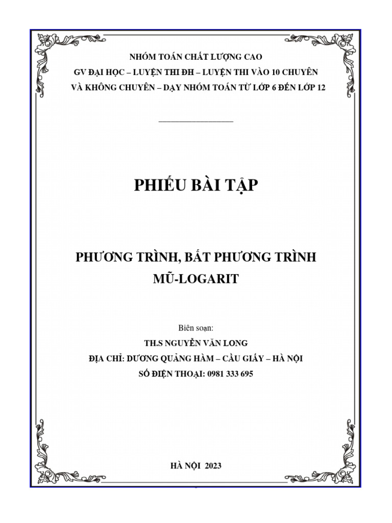 GV PT BP Mũ Loga | PDF