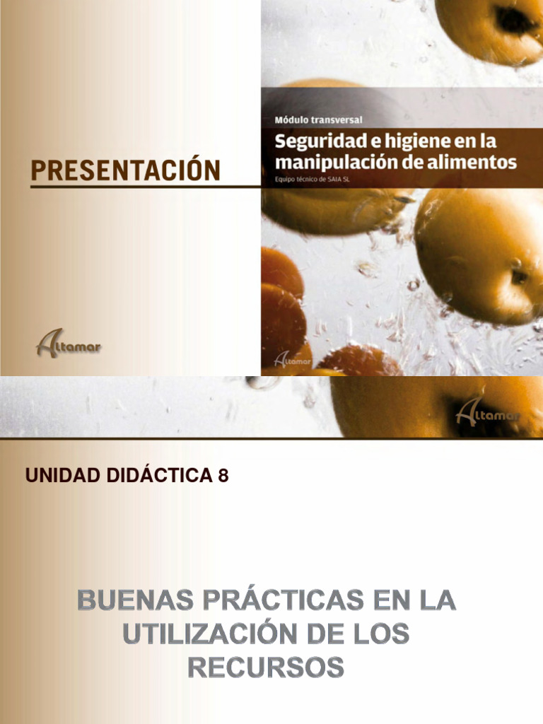 UNIDAD 8 - Buenas Pr-Cticas en La Utilizaci-N de Los Recursos. | PDF | Residuos | Reciclaje