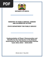 SRC Circular On Allowances in The Public Service PDF | PDF