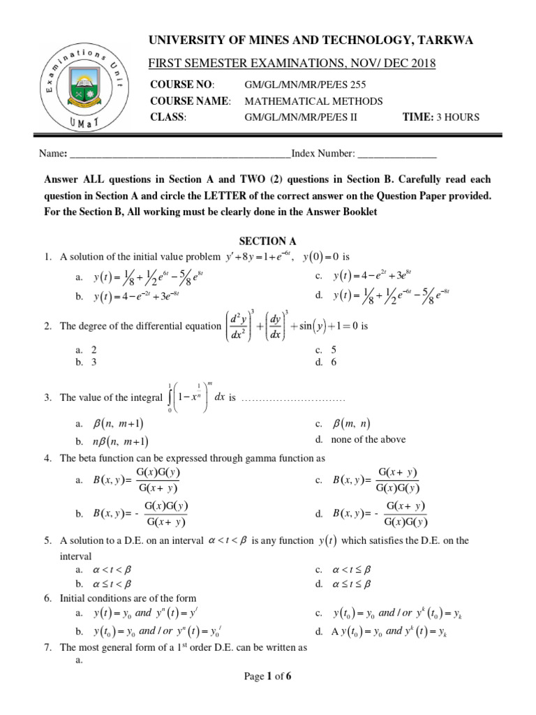 Math Method Alt B | PDF | Differential Calculus | Applied Mathematics