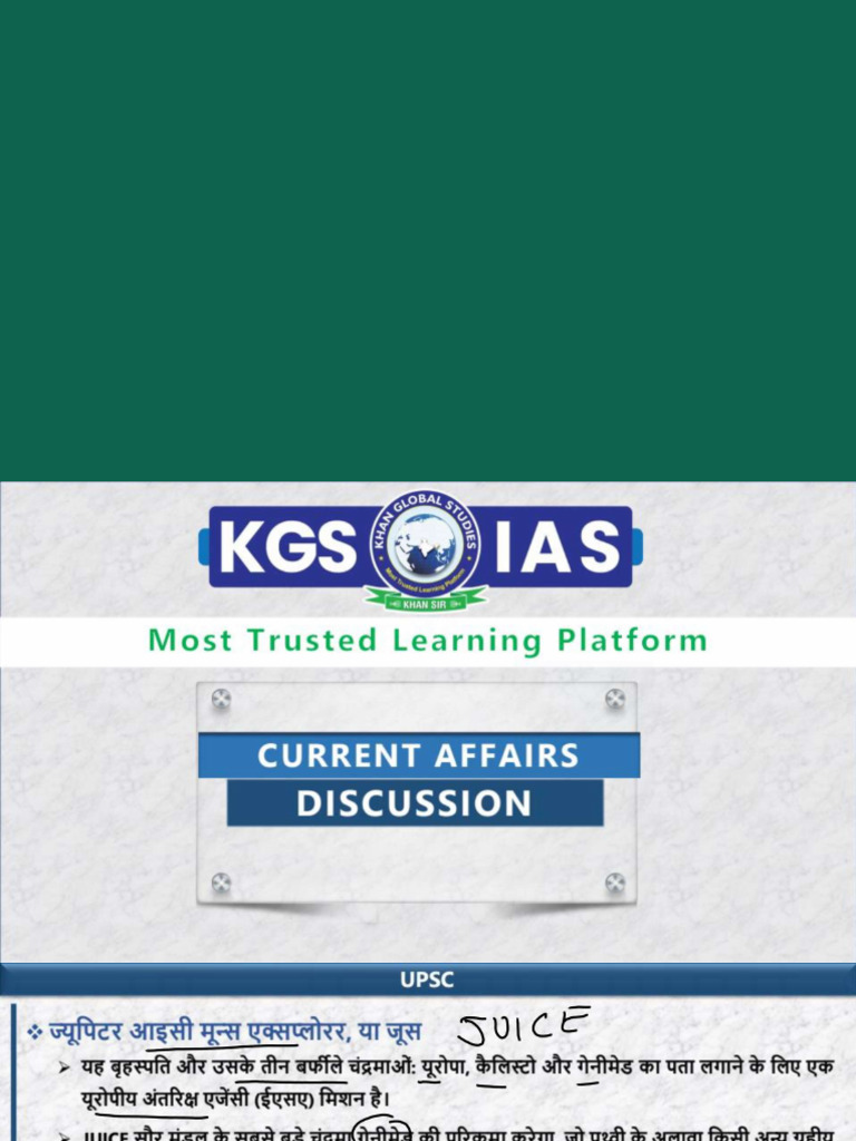 Current Affairs PPT Lecture 12 | PDF