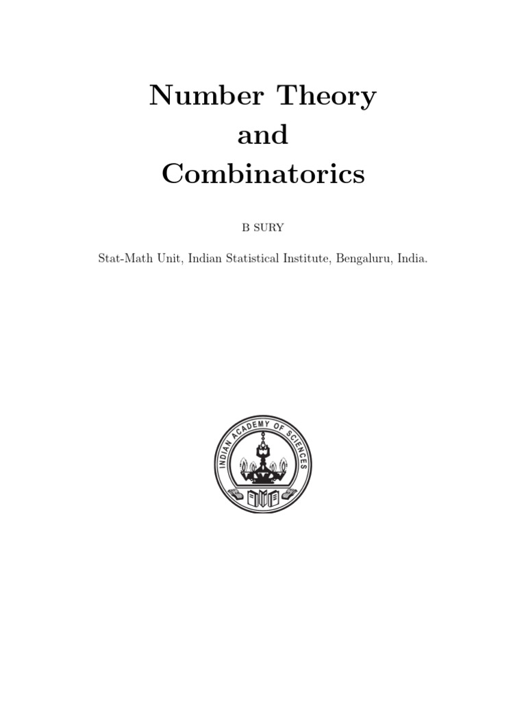 Number Theory and Combinatorics Compress | PDF | Prime Number | Factorization