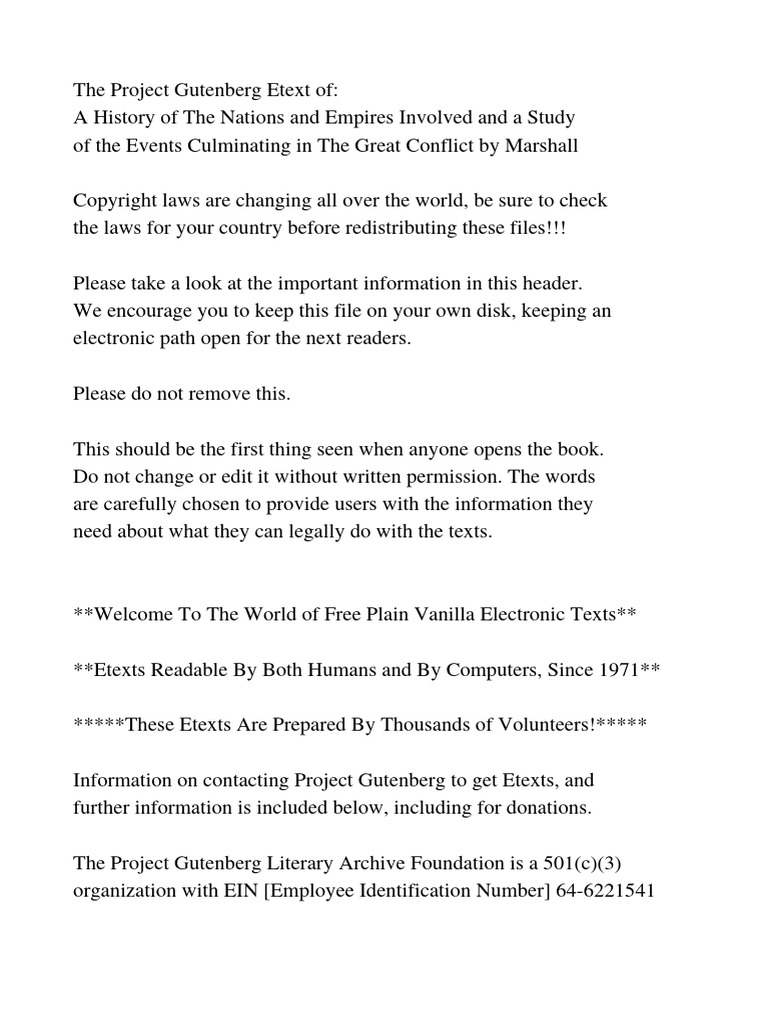 Worldwar | PDF | First French Empire | Project Gutenberg