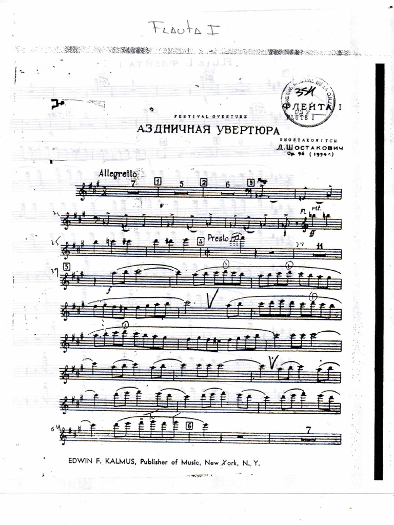 Festiva Flauta I | PDF