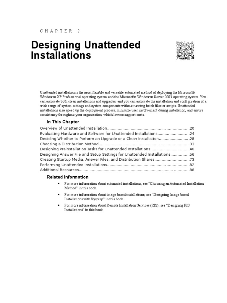 Unattended Install Help Installation Computer Programs