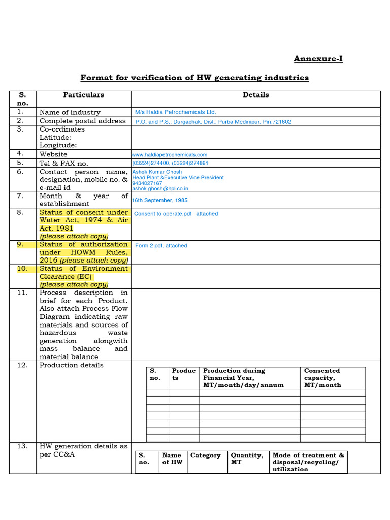 Format HZ Waste Random Verification | PDF | Waste | Waste Management