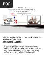 Pilipinas Noong Panahon Ni Rizal | PDF