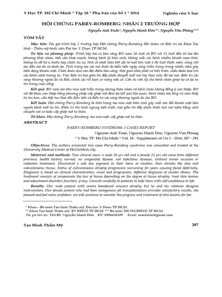 H I CH NG Parry Romberg | PDF