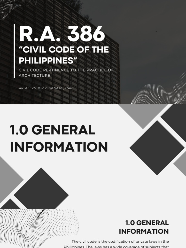 Excerpts From RA 386 Civil Code of The Phils | PDF | Property | Ownership