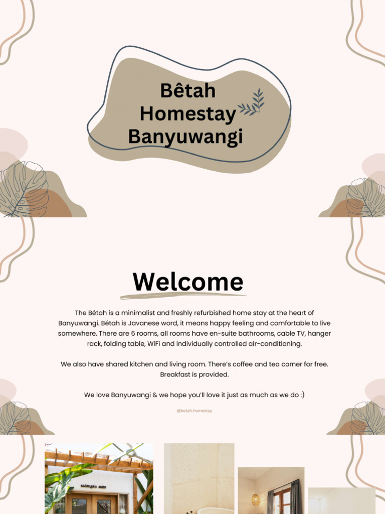 Catalog Bêtah Homestay_compressed | PDF